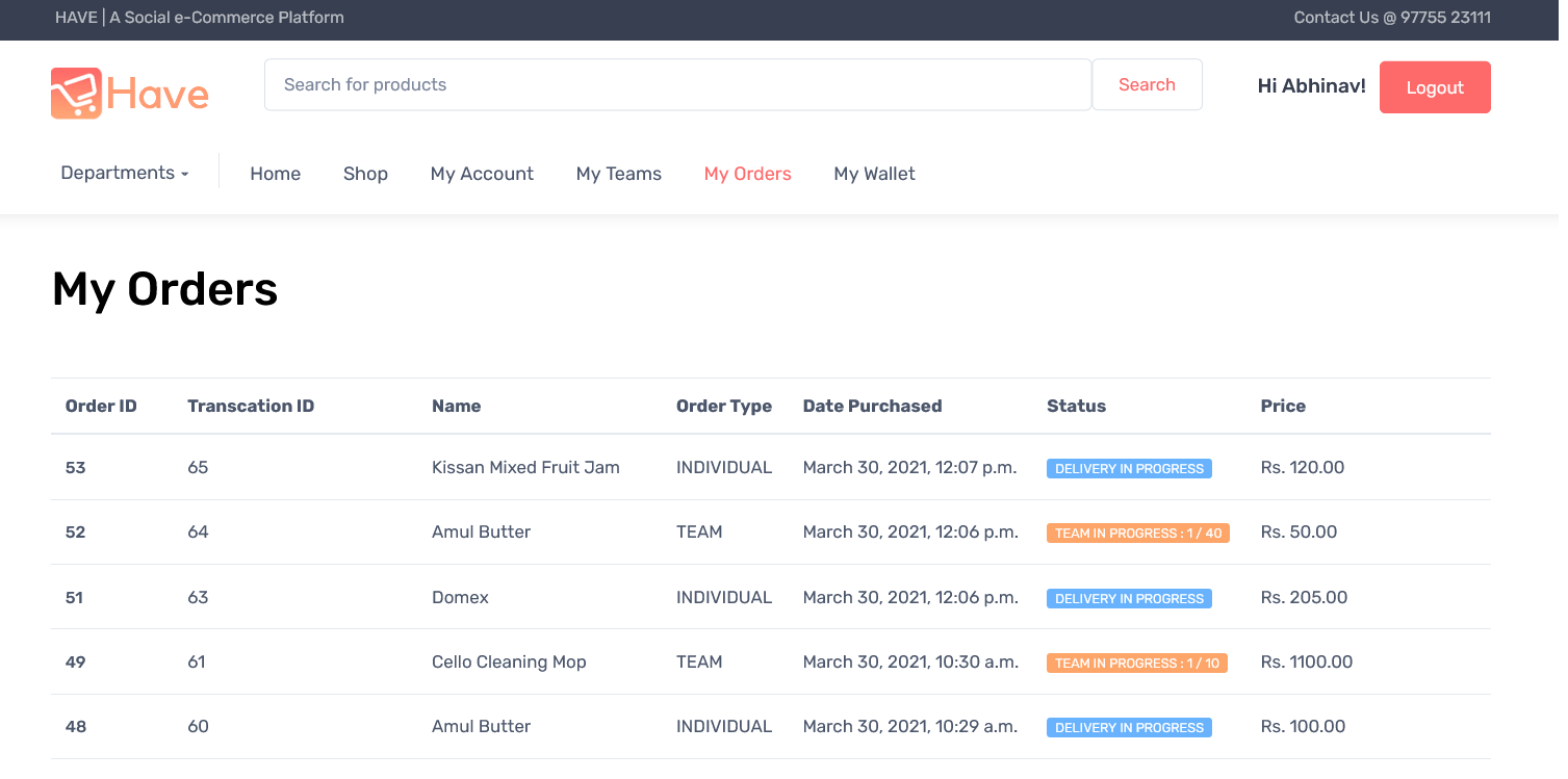 Abhinav Bohra | SDE Projects